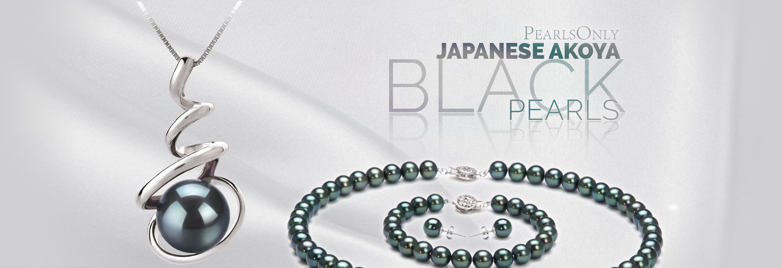 Black Japanese Akoya Pearls